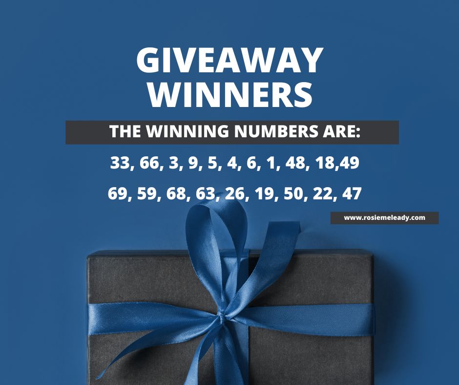 THE CHRISTMAS GIVEAWAY WINNING NUMBERS! | A Rosie Life in Italy
